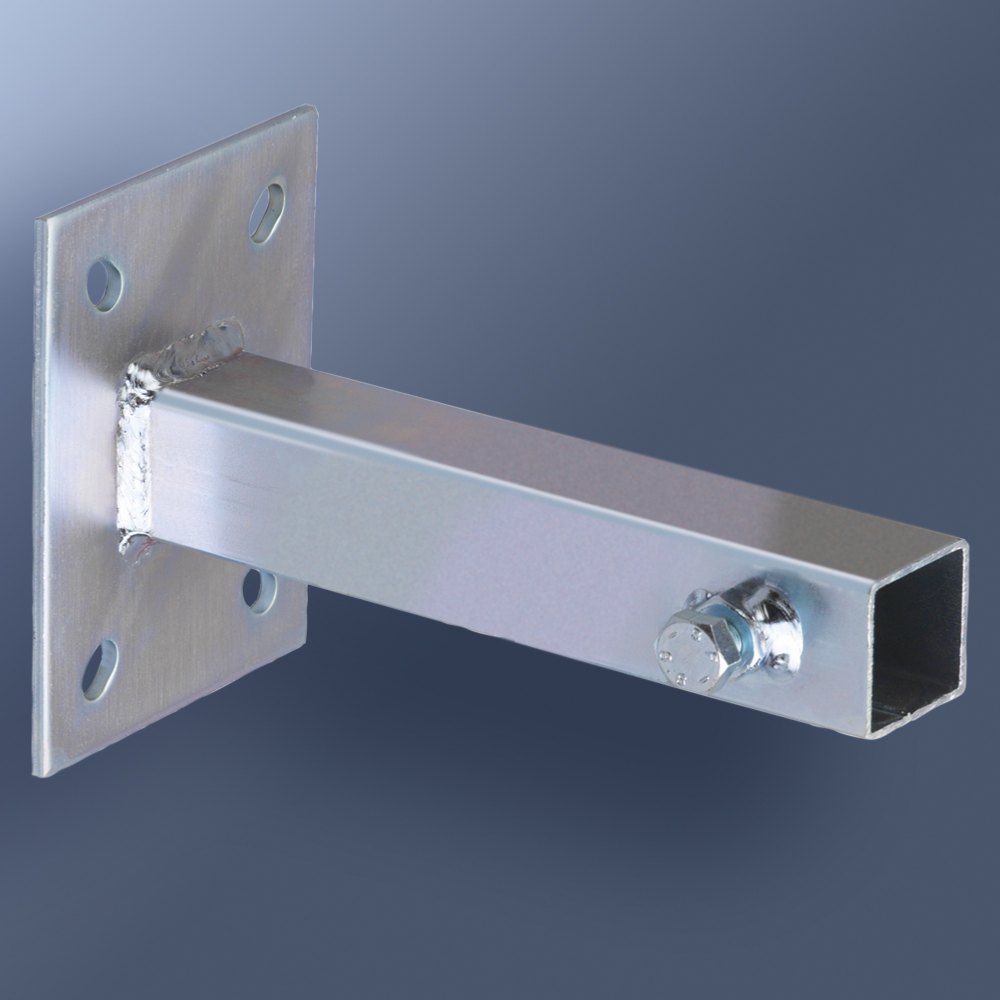 Platine de fixation L:240 mm pour tube 30x30 - ESP - Enseigne