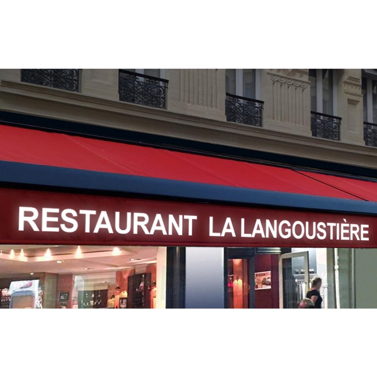 Lambrequins H: 300 (texte H:150 mm) à vos mesures - ESP - Enseigne